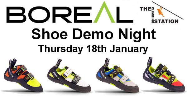 Boreal Shoe Demo on 18th January - The Climbing Station
